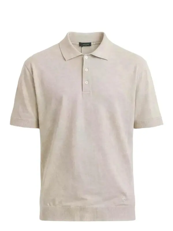 TOMBOLINI Short-sleeve Polo Shirt - Neutrals