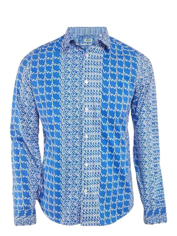 Kenzo Printed Long-sleeve Shirt - Blue