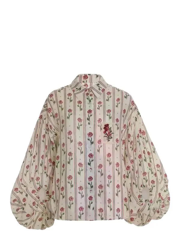 Agua Bendita Agar Mosqueta Blouse - Neutrals