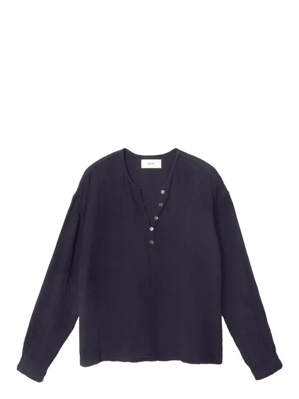 Xirena Cara Long Sleeve Blouse - Blue