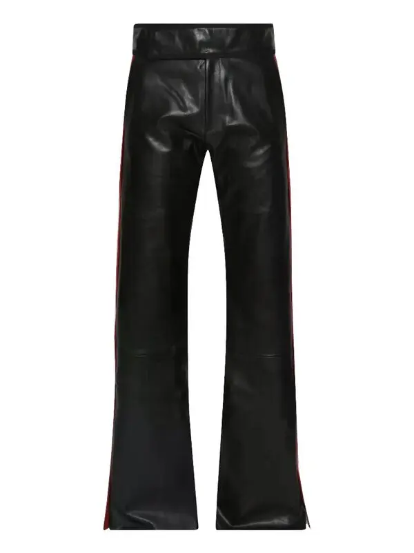MARKING DISTANCE Easy Rider Leather Trousers - Black