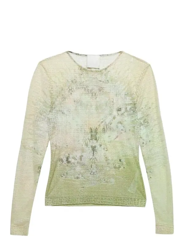 Givenchy Monogram Jacquard Knit T-shirt - Neutrals