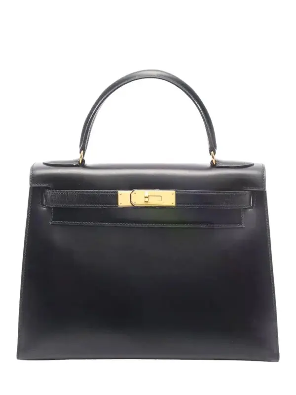 Hermès Kelly 28 Sellier Handbag - Black