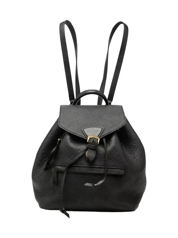 LOUIS VUITTON Monogram Empreinte Montsouris Pm Backpack - Black