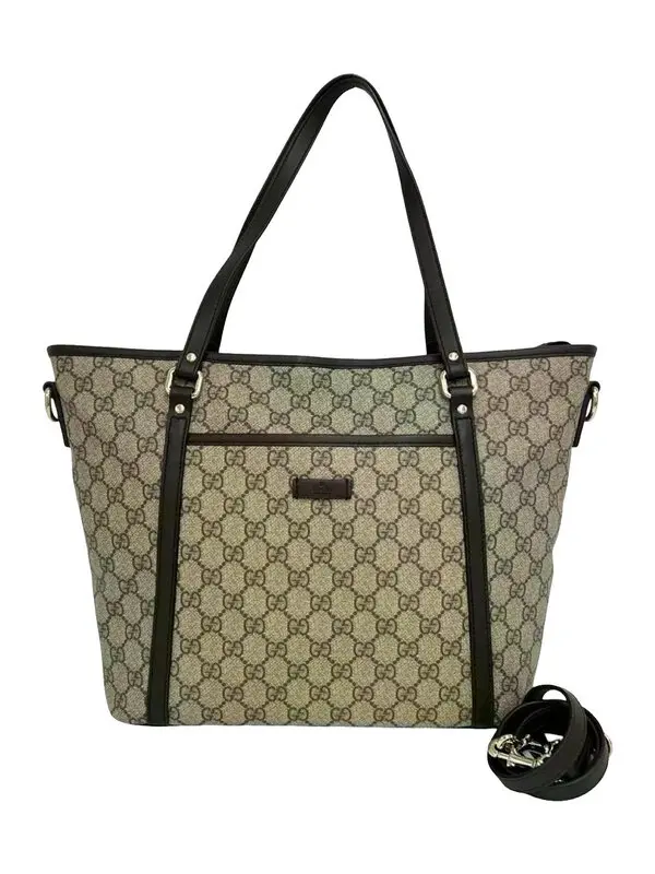 Gucci Gg Supreme Satchel - Neutrals