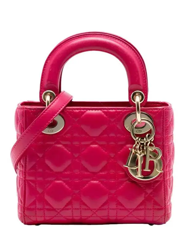 Dior Mini Lady Satchel - Pink