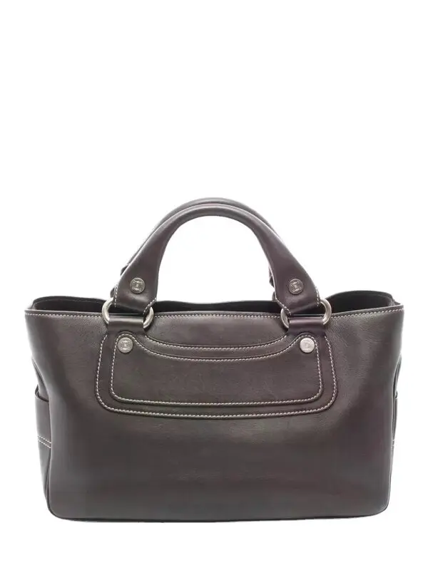 Celine Boogie Leather Handbag - Brown