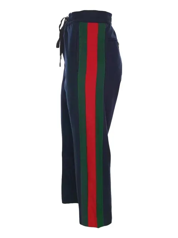 Gucci Web Stripe Trousers - Blue