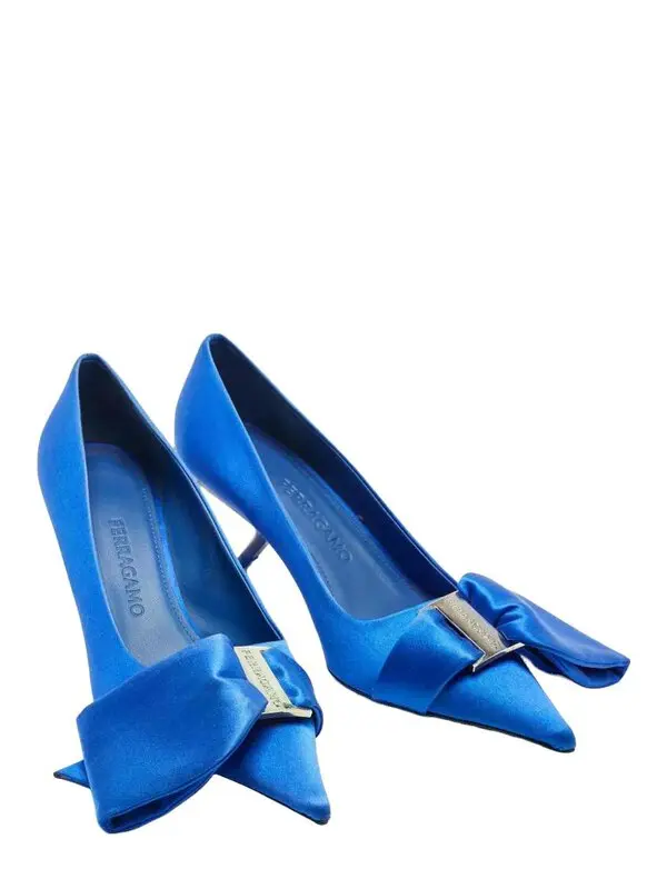 FERRAGAMO Erica Heeled Pumps - Blue