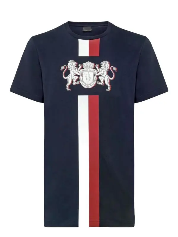 BILLIONAIRE Double Lion Short-sleeve T-shirt - Blue