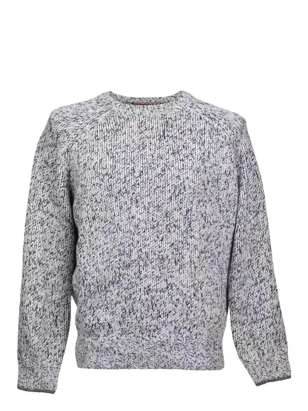 Brunello Cucinelli Chunky Knit Crewneck - Grey