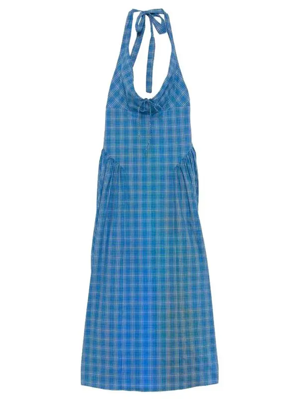 Faithfull The Brand Del Ros Midi Dress - Blue