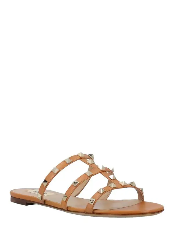 Valentino Garavani Rockstud Caged Sandals - Brown