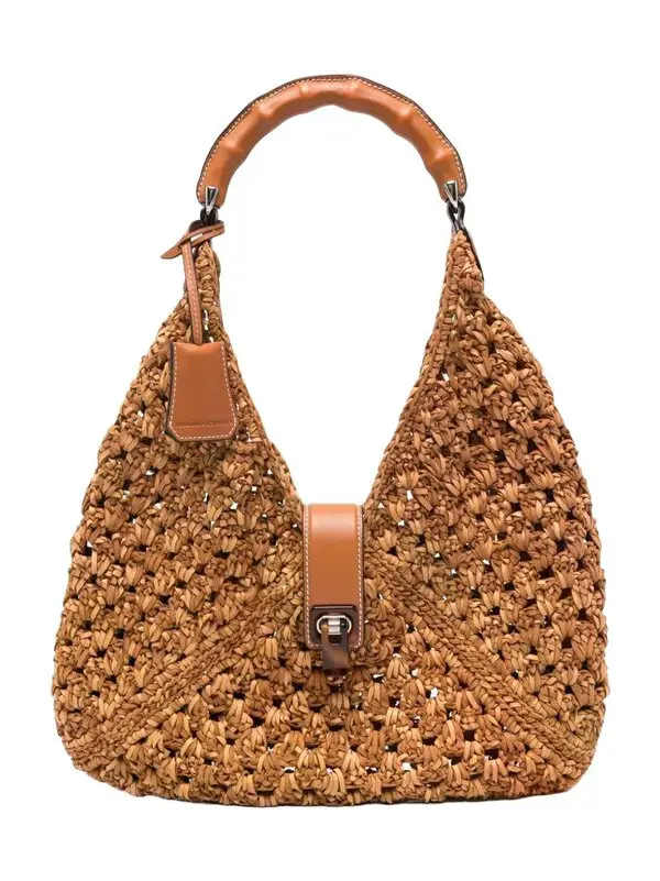 Ermanno Scervino Clio Leather Shoulder Bag - Brown