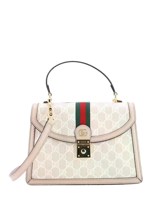 Gucci Ophidia Gg Small Satchel Bag - Neutrals