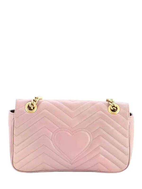 Gucci Gg Marmont Matelassé Leather Shoulder Bag - Neutrals