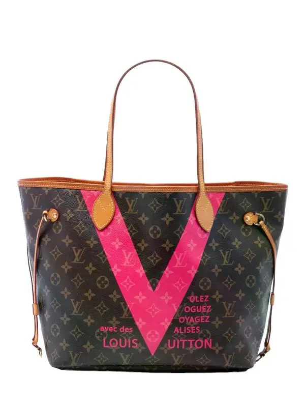 LOUIS VUITTON Limited Edition Monogram Grenade V Neverfull Mm Tote Bag - Brown