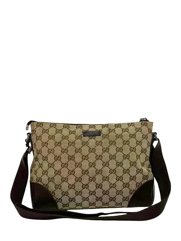 Gucci Gg Canvas Crossbody Bag - Neutrals