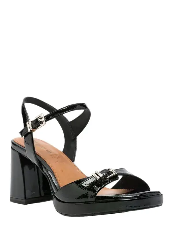 TAMARIS Buckled Block-heel Sandals - Black