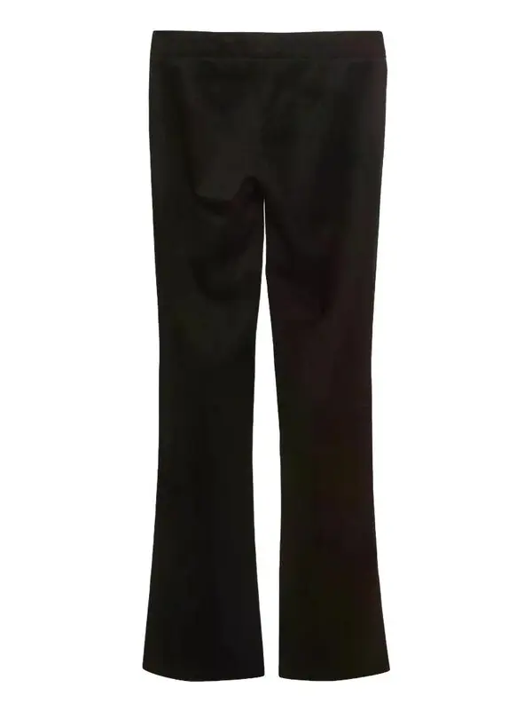 Gucci Gabardine Flared Trousers - Black