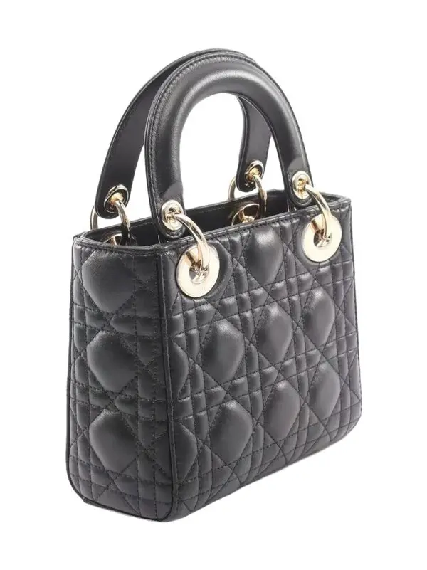 Dior Mini Lady Handbag - Black