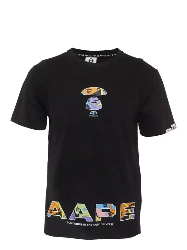 A BATHING APE Aape Head Logo T-shirt - Black