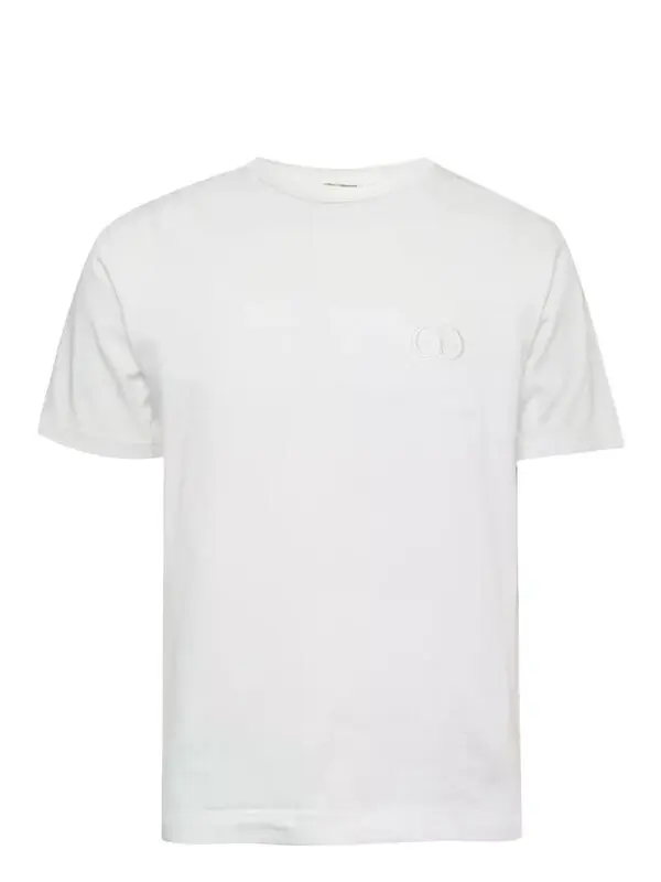 Dior Cd Logo-embroidered T-shirt - White
