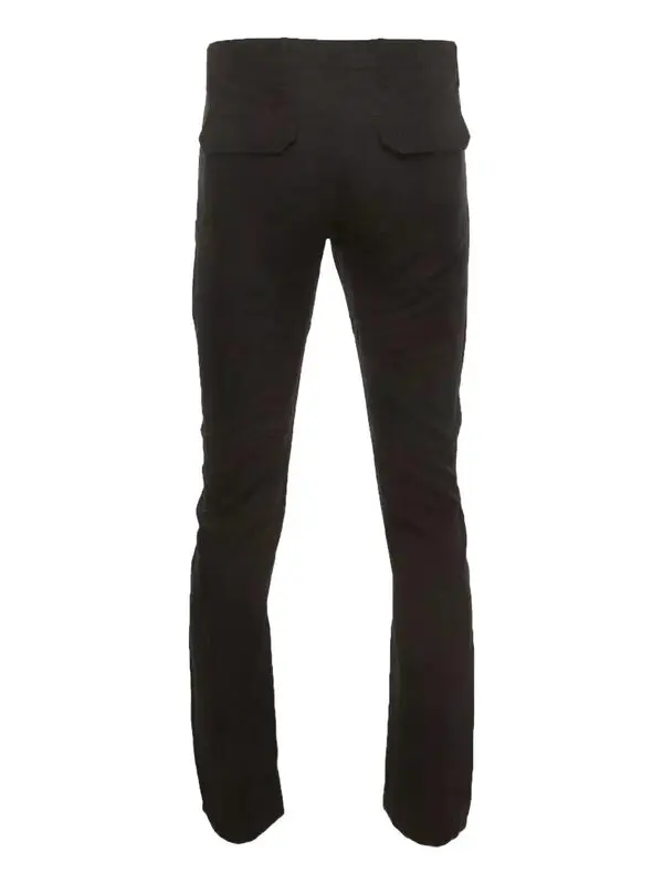 LOUIS VUITTON Straight-fit Gabardine Trousers - Black