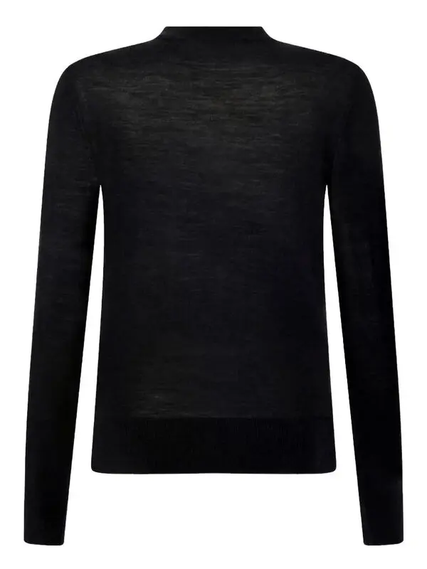 Dsquared2 Upside Down Logo Wool Pullover - Black