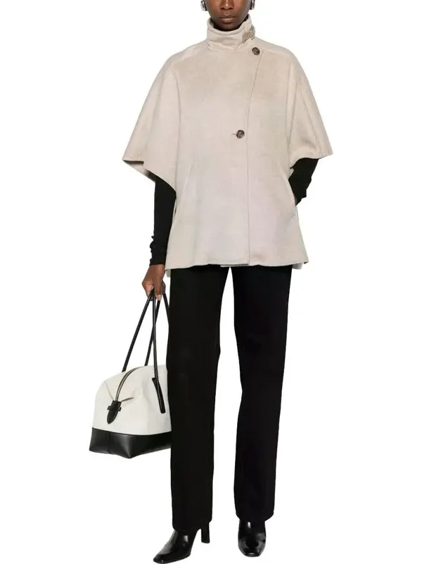 Max Mara Derrik Cape - Neutrals