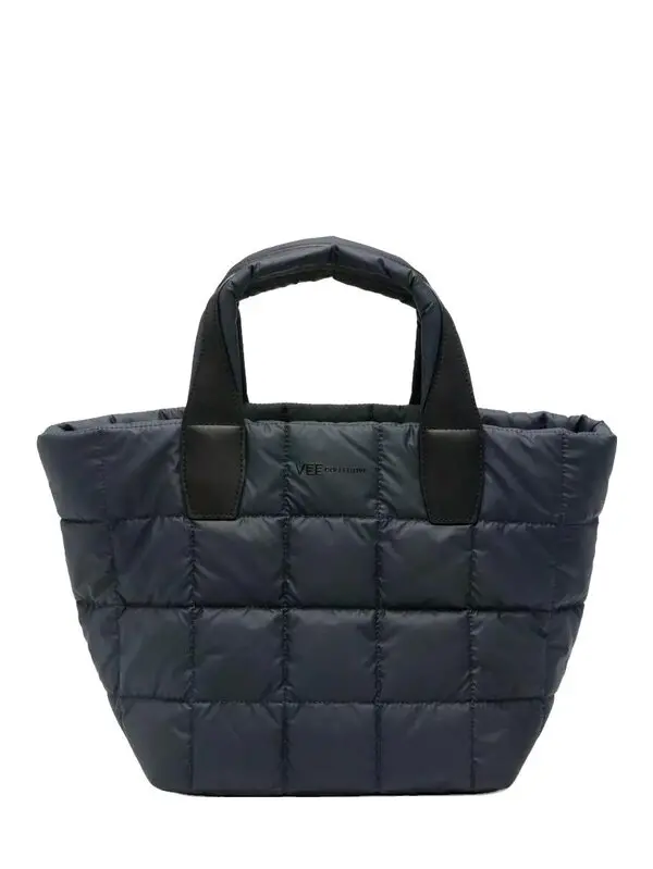 VEECOLLECTIVE Porter Quilted Tote Bag - Blue