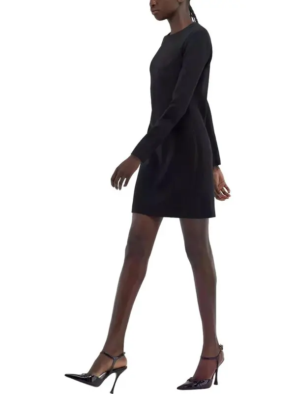 Roberto Cavalli Long-sleeve Mini Dress - Black