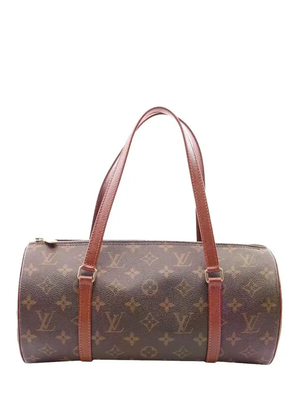 LOUIS VUITTON Monogram Papillon 30 Handbag - Brown