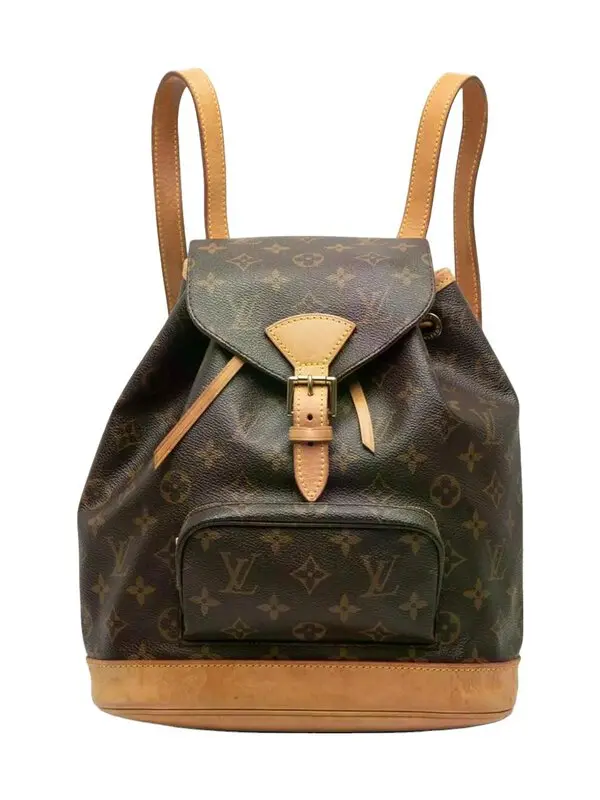 LOUIS VUITTON Monogram Montsouris Pm Backpack - Brown