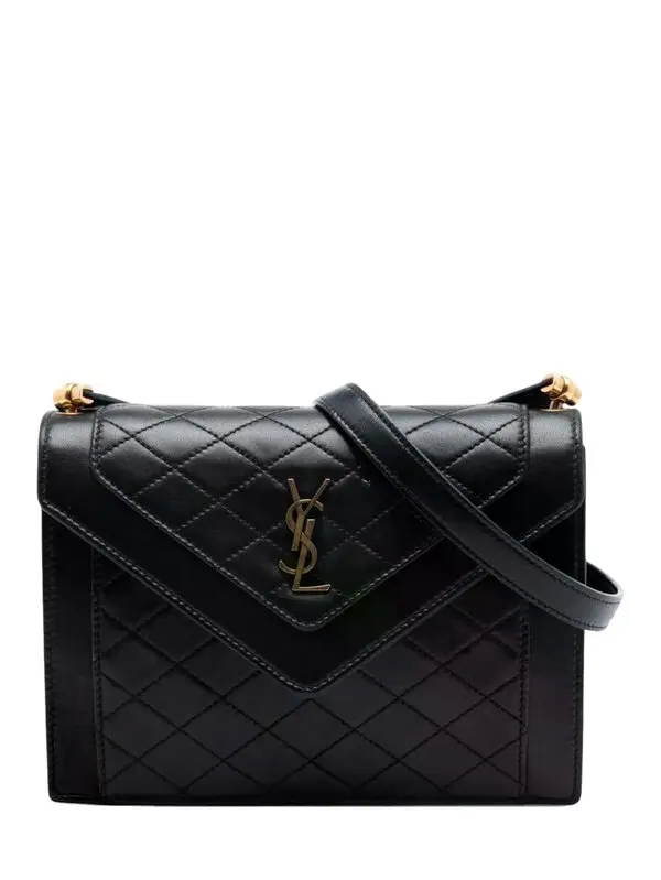Saint Laurent Gaby Monogram Crossbody Bag - Black