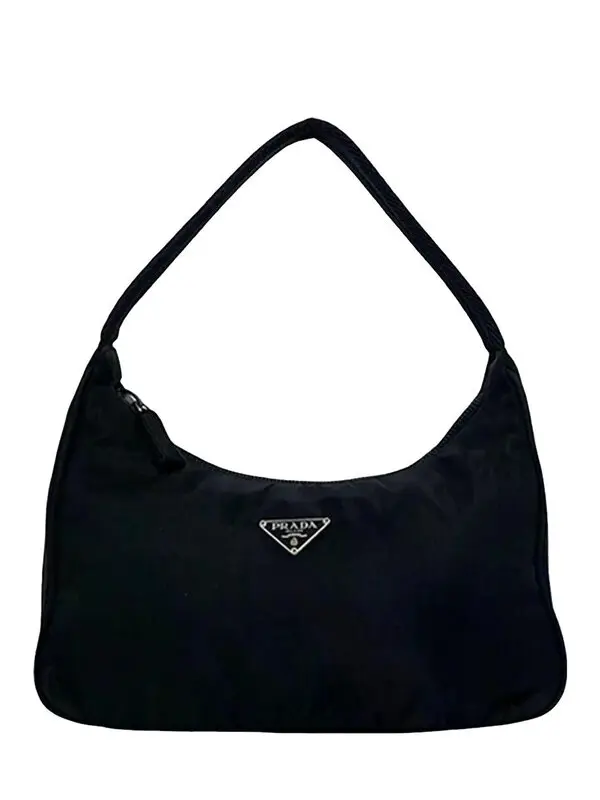 Prada Tessuto Shoulder Bag - Black