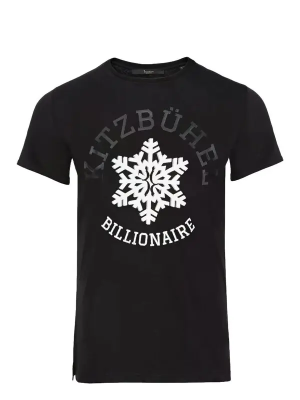 BILLIONAIRE Kitzbühel Snowflake-print T-shirt - Black