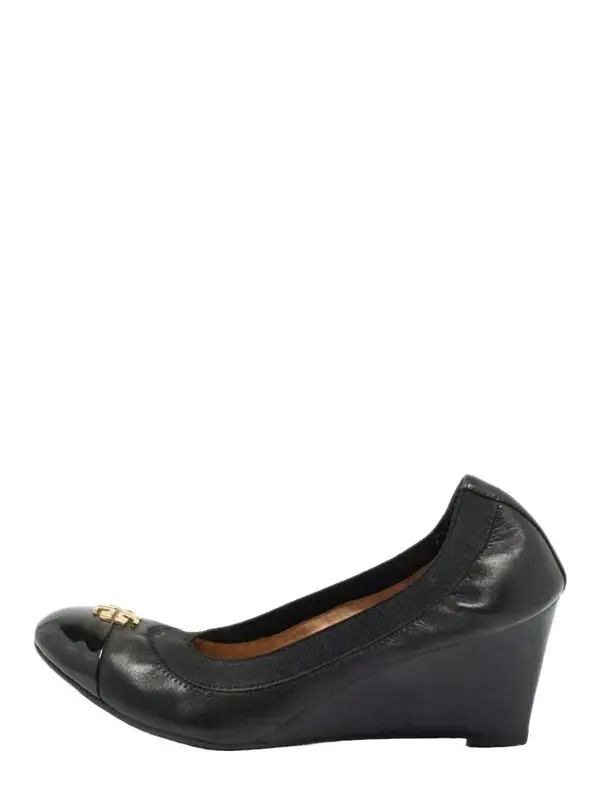 Tory Burch Jolie Wedge Pumps - Black