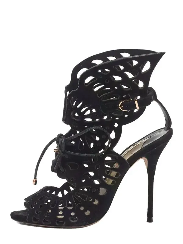 SOPHIA WEBSTER Riko Laser-cut Sandals - Black