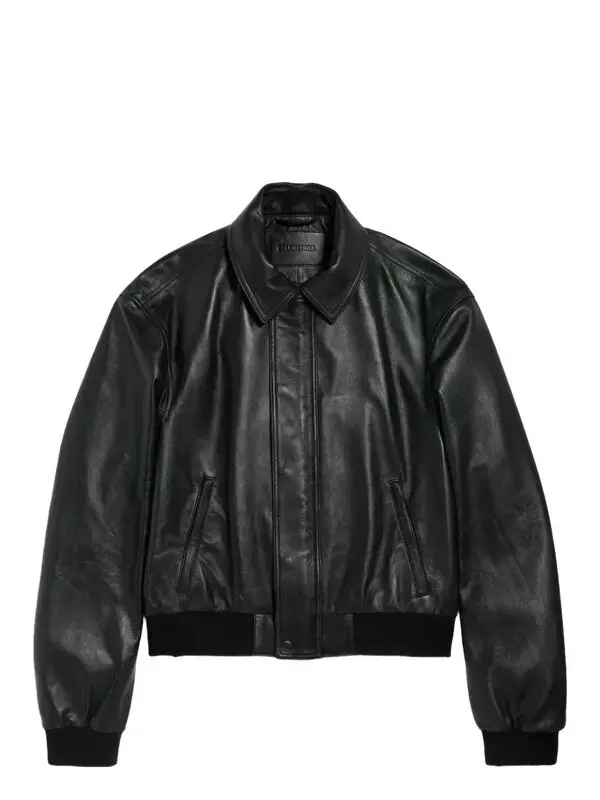Balenciaga Collared Jacket - Black