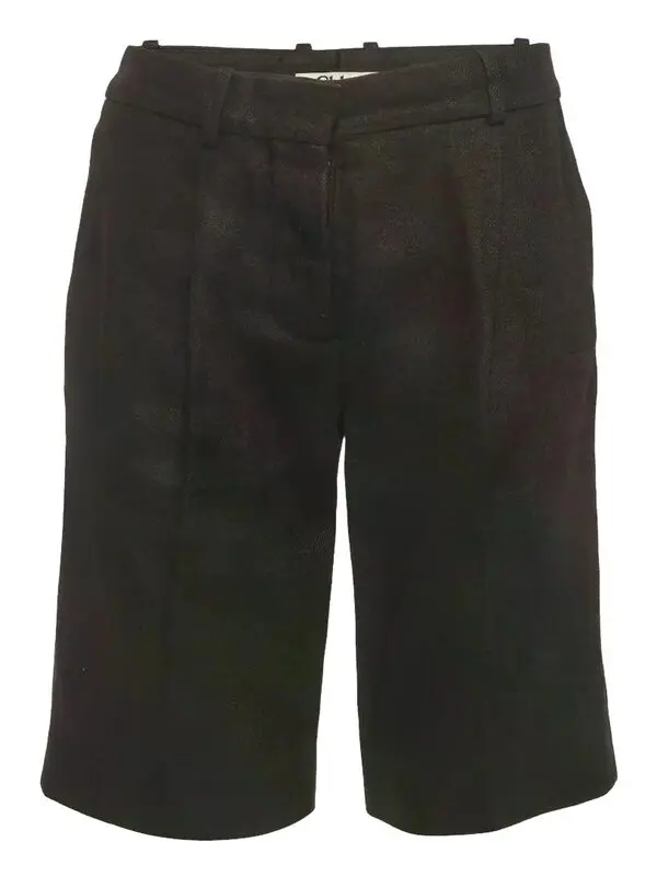 Chloé Tailored Linen Shorts - Black