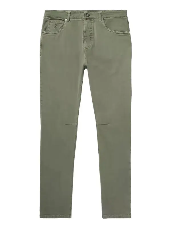 Brunello Cucinelli Straight-leg Trousers - Green