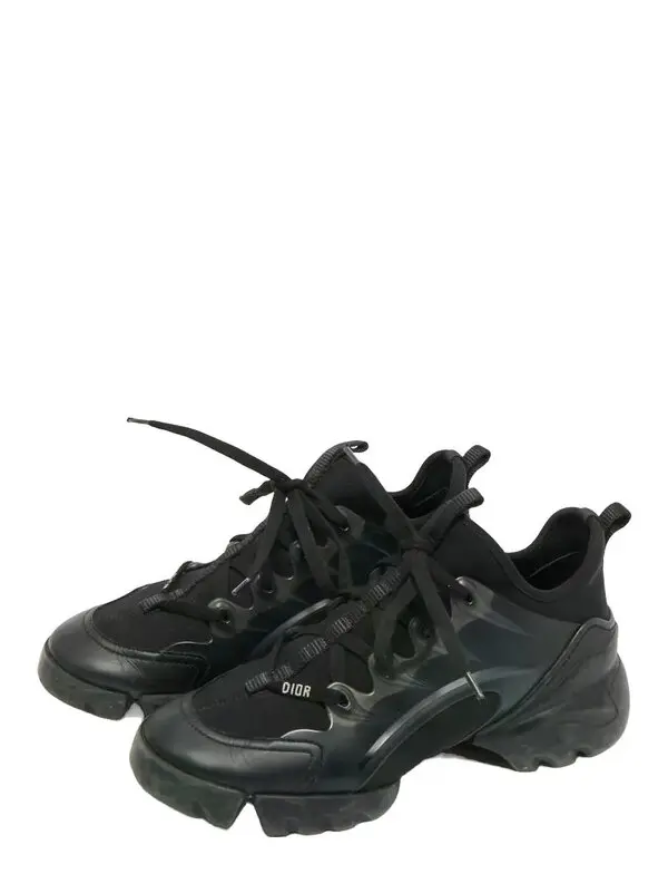 Dior D-connect Low-top Sneakers - Black