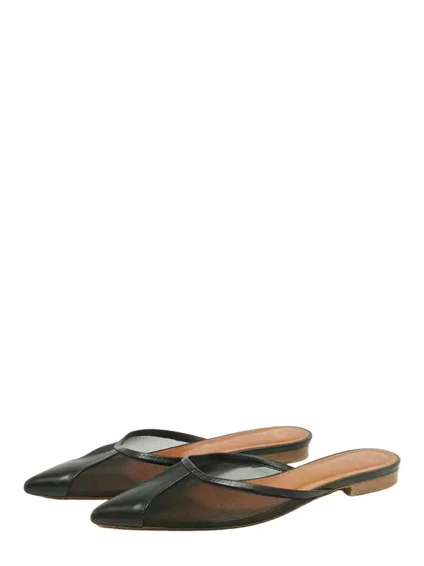 MALONE SOULIERS Joella Pointed-toe Mules - Black