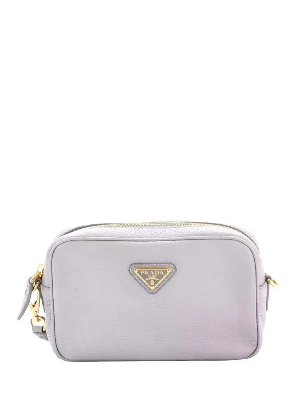 Prada Vitello Soft Mini Camera Bag - Grey