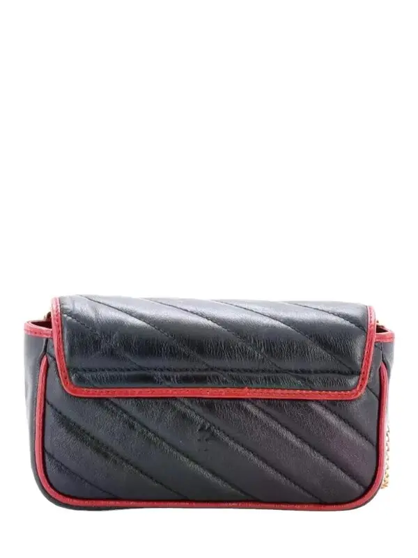 Gucci Gg Marmont Super Mini Crossbody Bag - Black