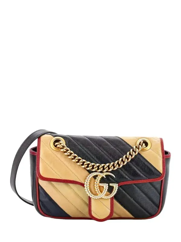 Gucci Gg Marmont Mini Crossbody Bag - Black