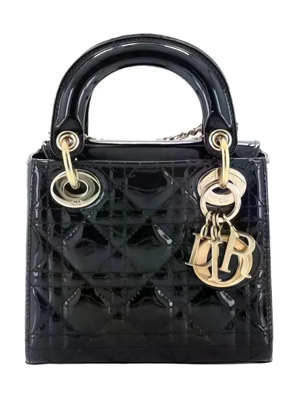 Dior Lady Chain Bag Satchel - Black