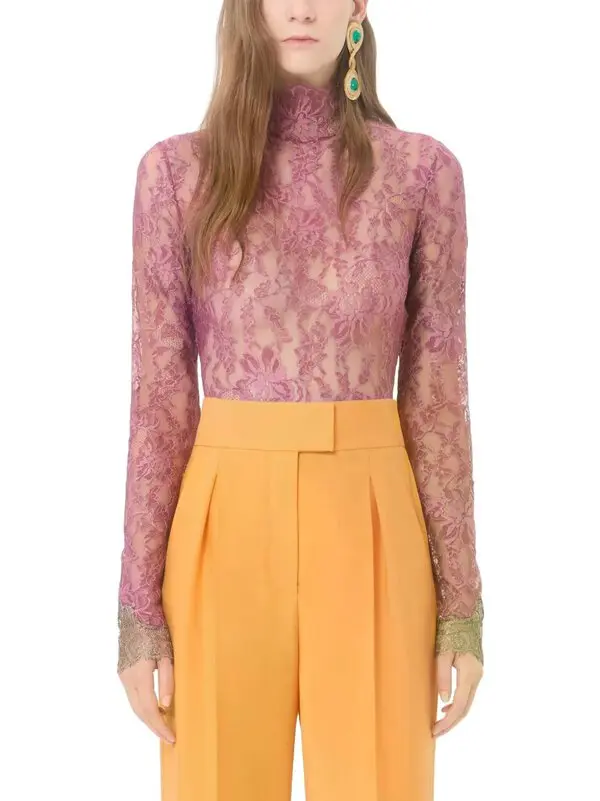 Valentino Garavani Lace Bodysuit - Pink