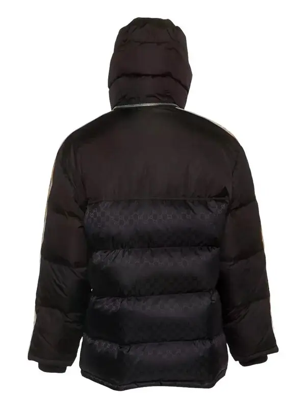 Gucci Monogram Puffer Jacket - Black
